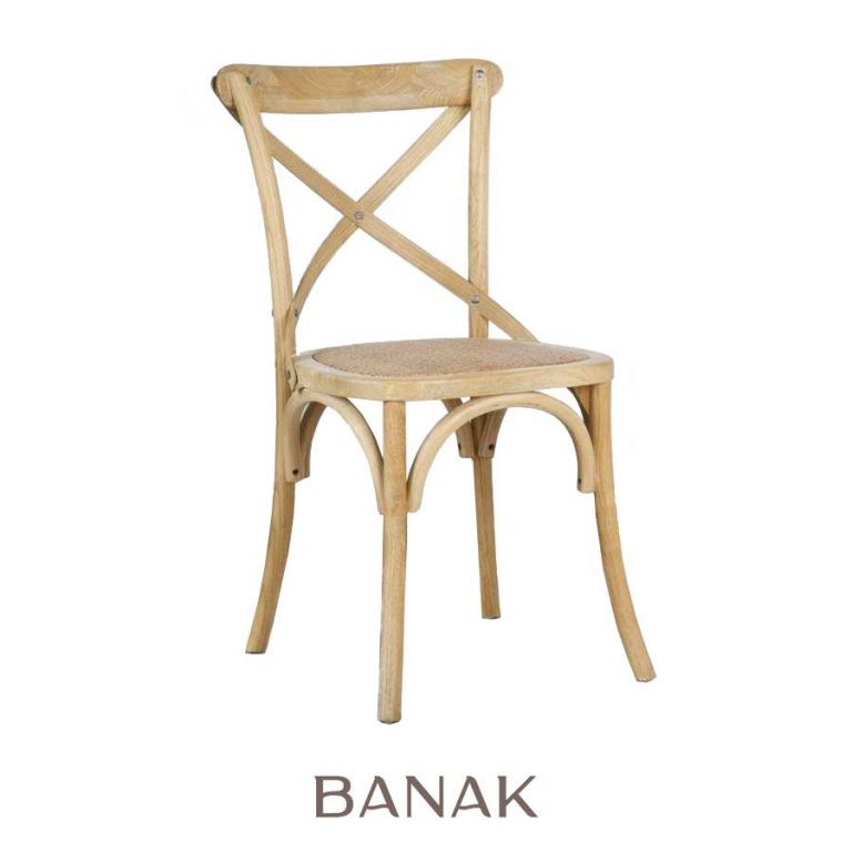 Silla Bihar con acabado antique de Banak | WunderHome