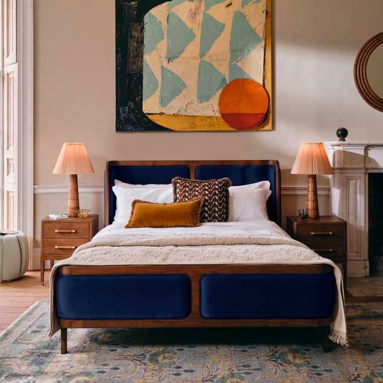 Belsa Velvet Bed from Soho Home | WunderHome
