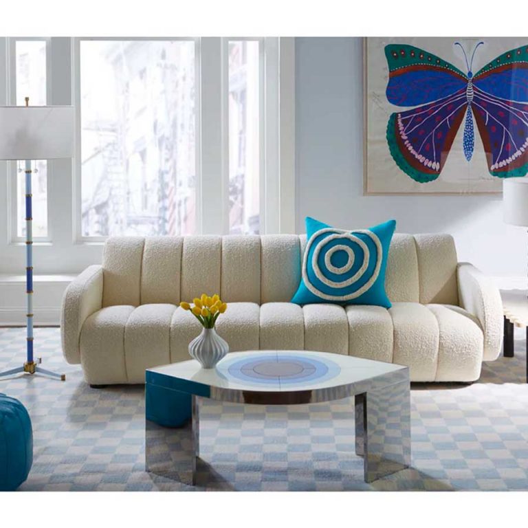 Brigitte Boucle Sofa by Jonathan Adler | WunderHome